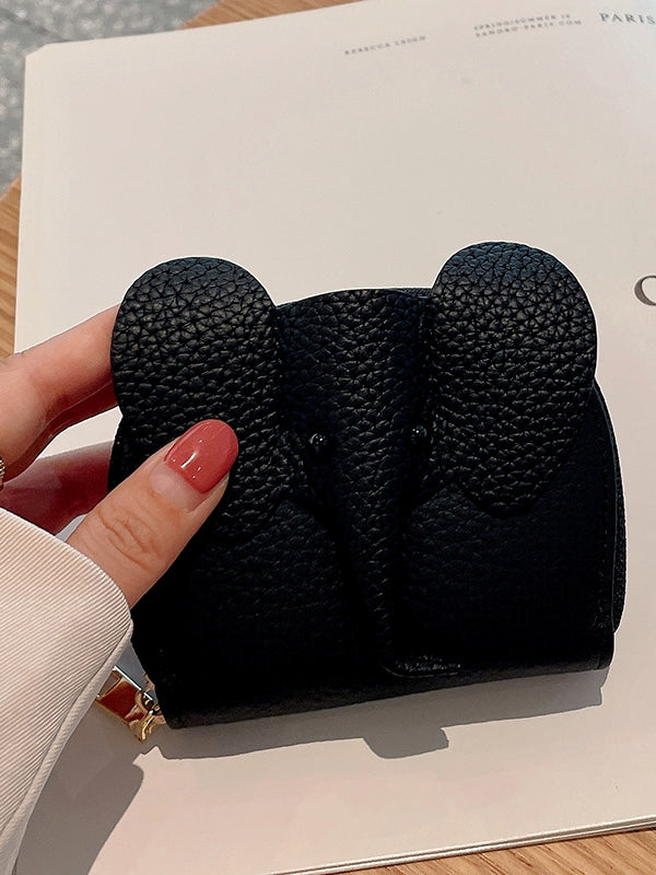 Leather] Elephant Mini Card Case HL3302 – HELROUS